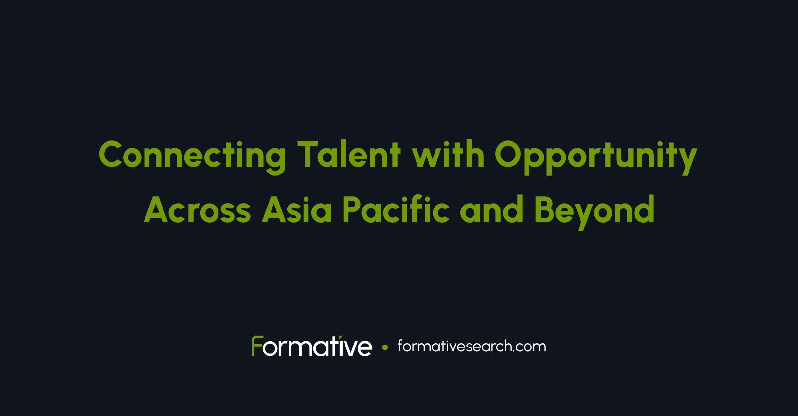 Flexible Consulting & Interim Talent Solutions | Formative Search